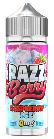 Raspberry Ice 100ml Shortfill E-Liquid Razz Berry - 3 or £20