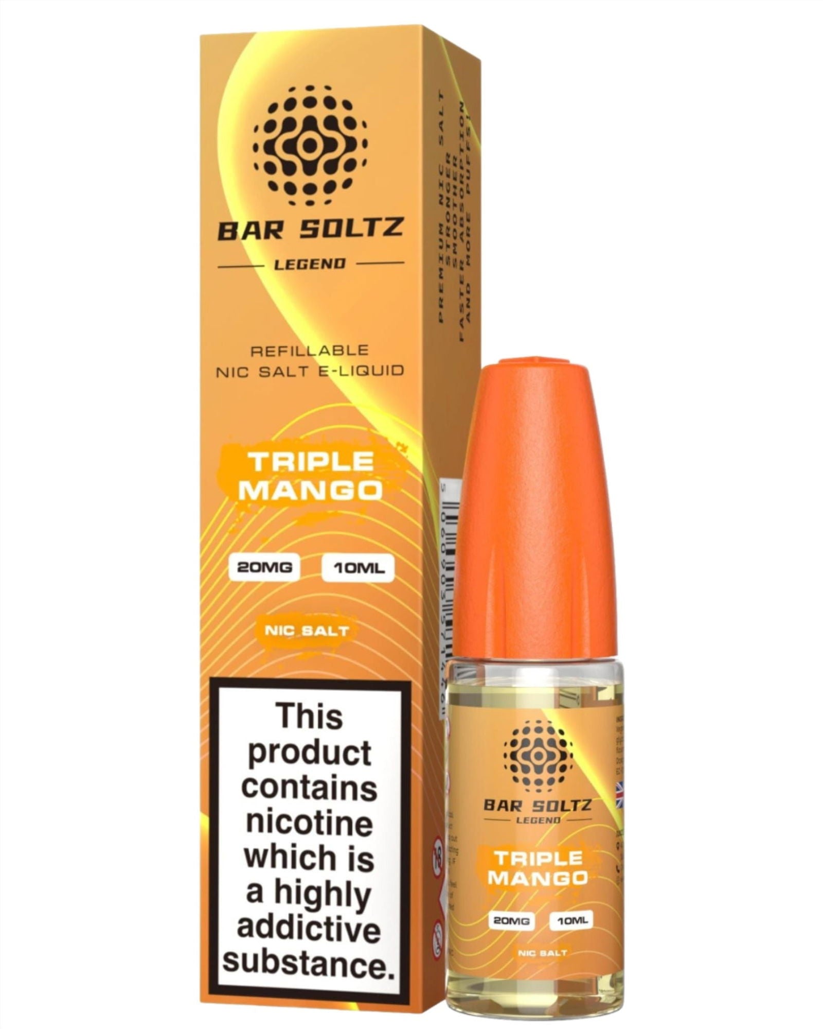 Triple Mango Nic Salt E-Liquid by Bar Soltz Legend - 5 for £10