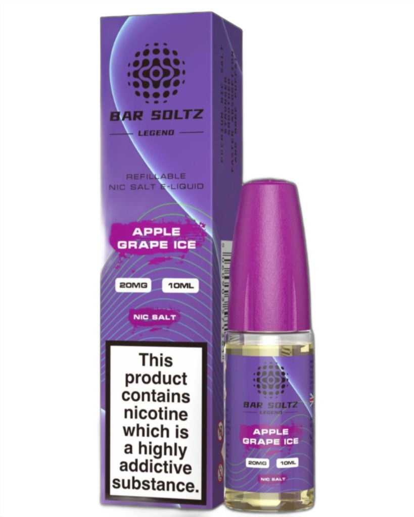 Bar Soltz Legend - Apple Grape Ice 10ml Nic Salt E-Liquid – Shop Vapour